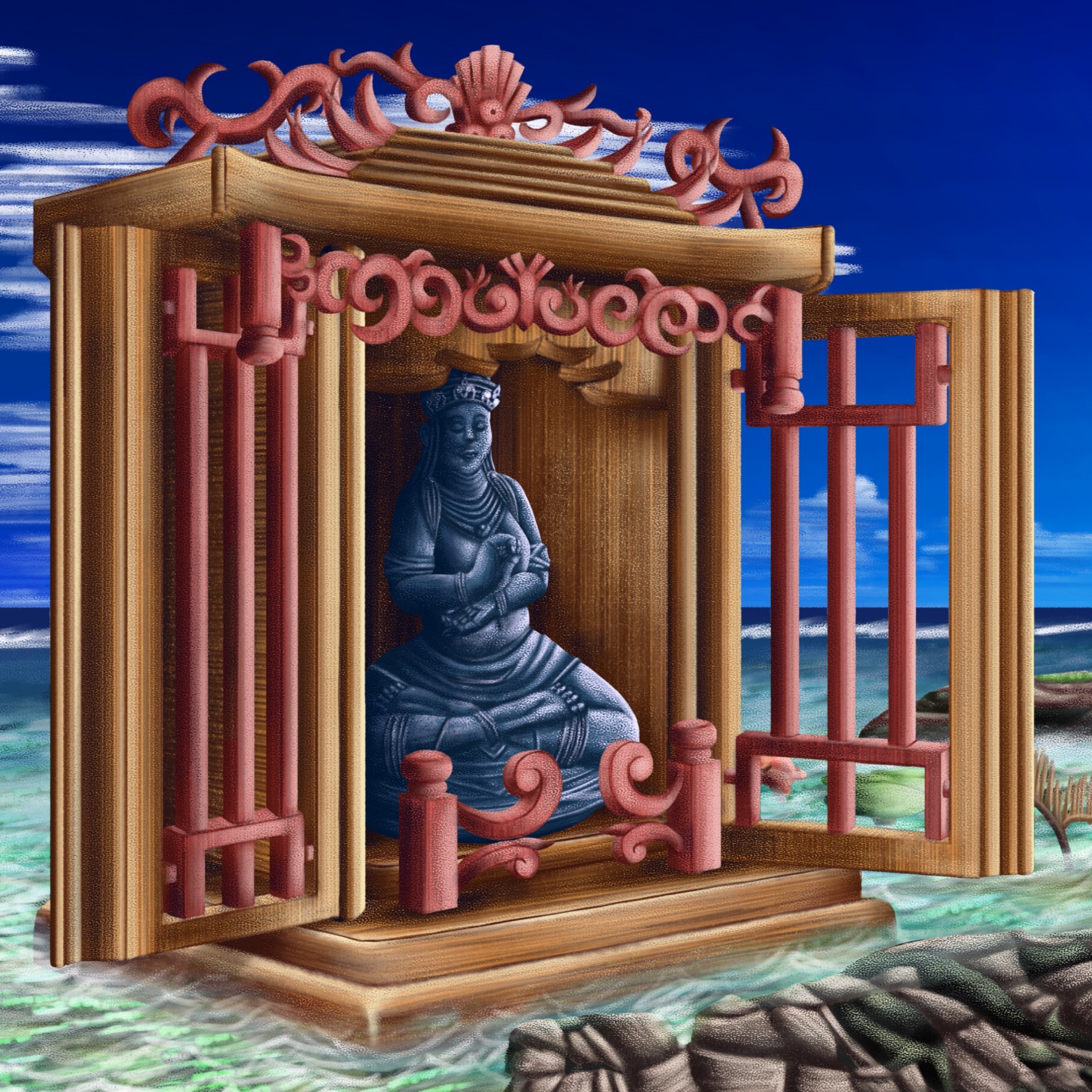 ArtStation - Tropical Ruins - Scenery Landscape