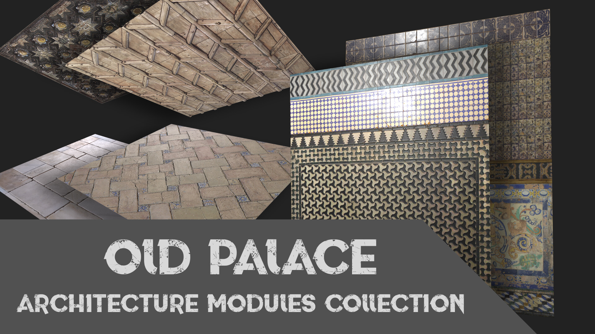 ArtStation - Old Palace - Architecture Modules Collection