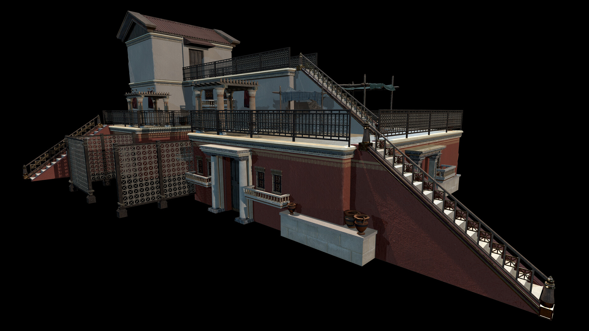 ArtStation - Modular Ancient Greek House