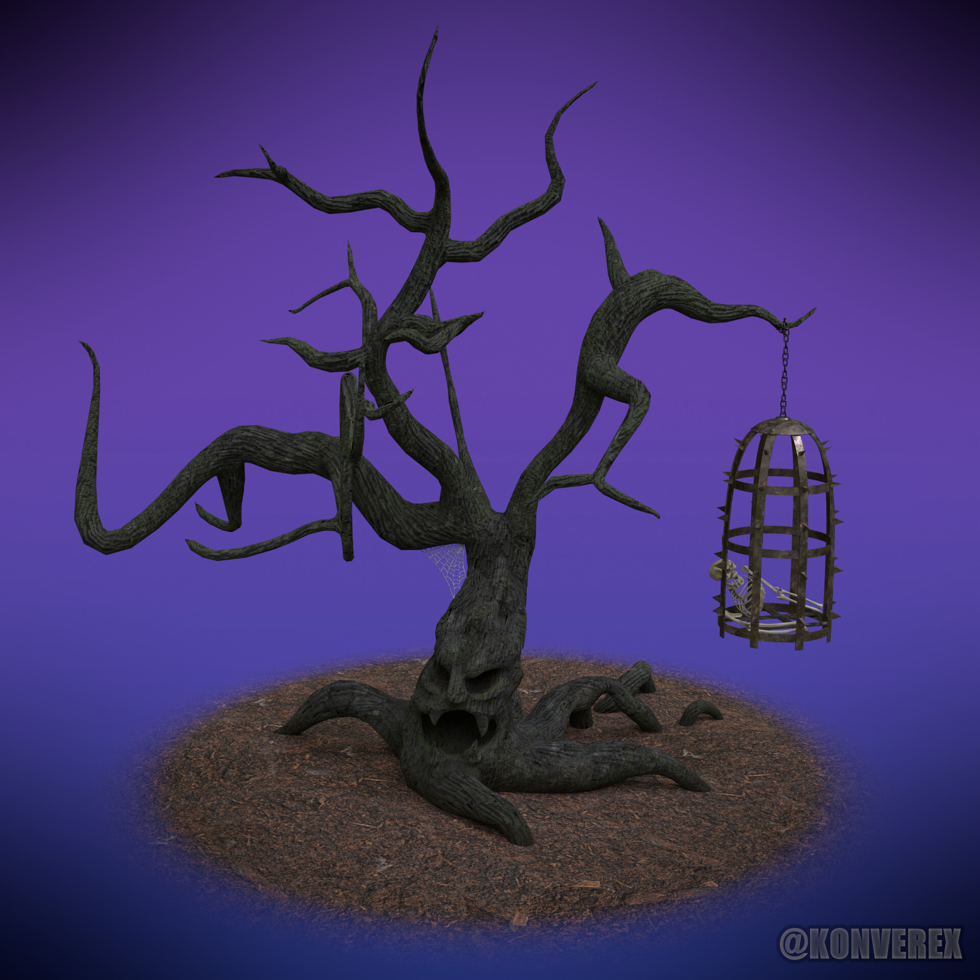 ArtStation - Spooky Tree