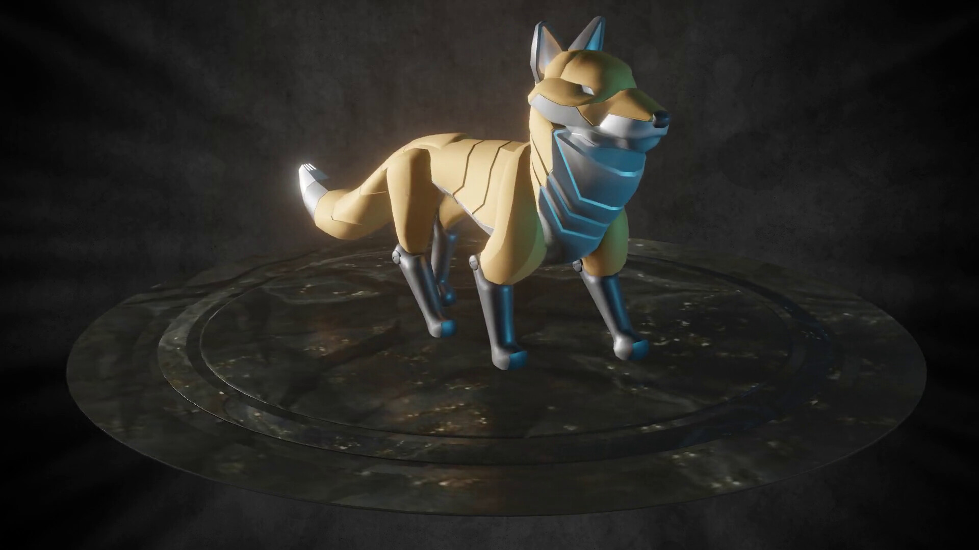 ArtStation - 3D Robotic Fox Model