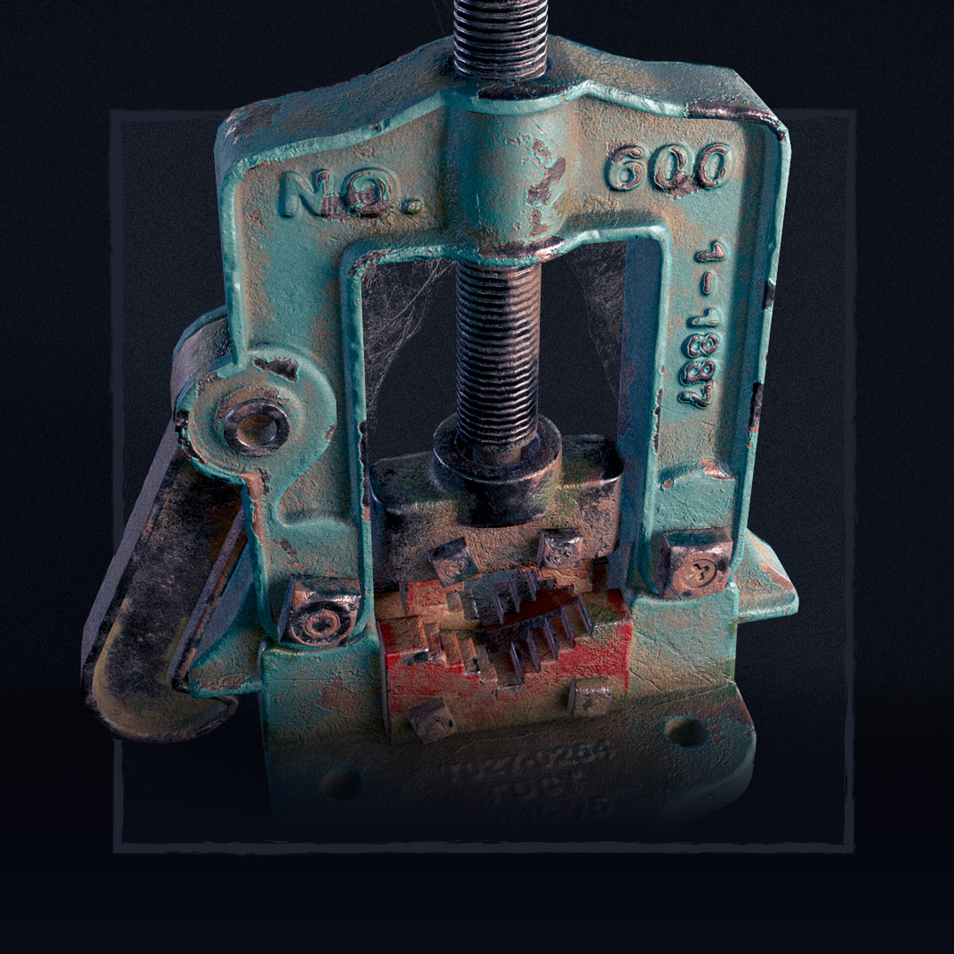 ArtStation - Old vintage vise