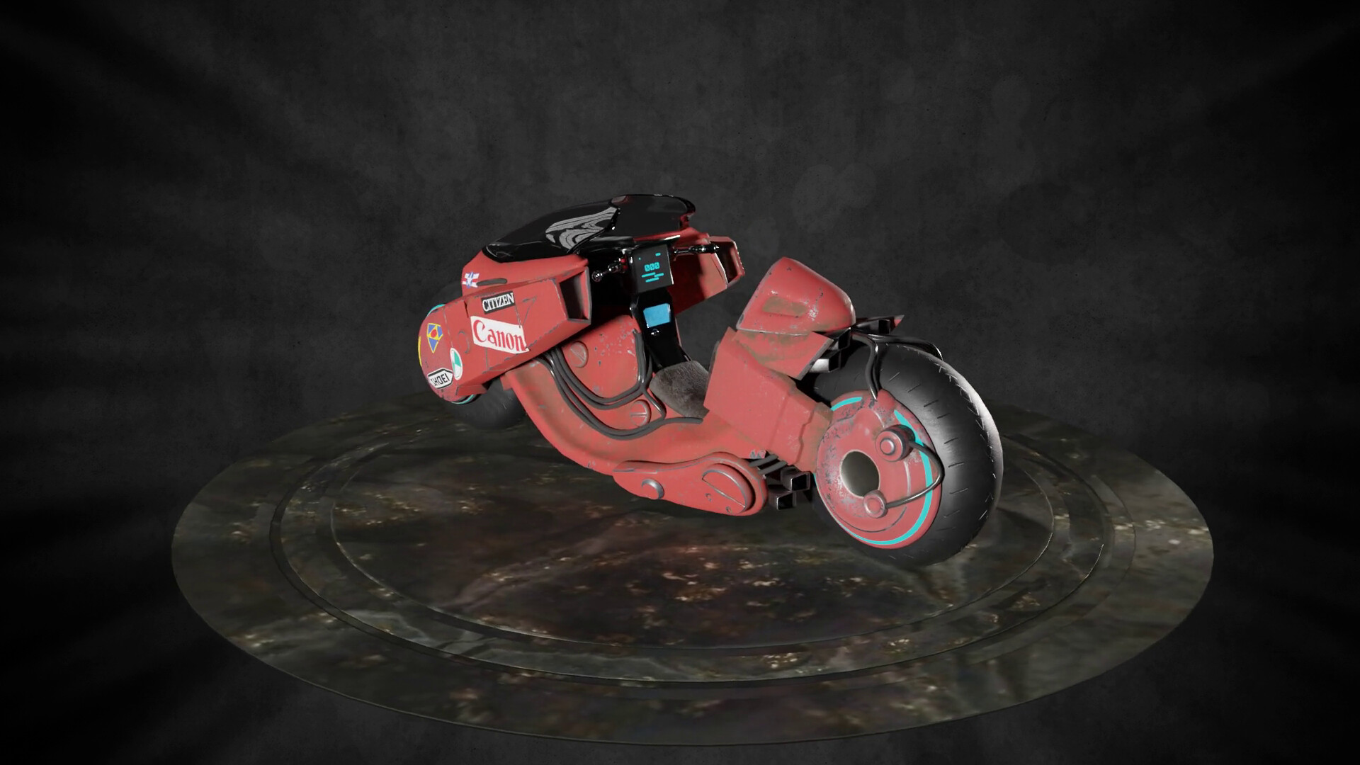 ArtStation - 3D future Bike Model