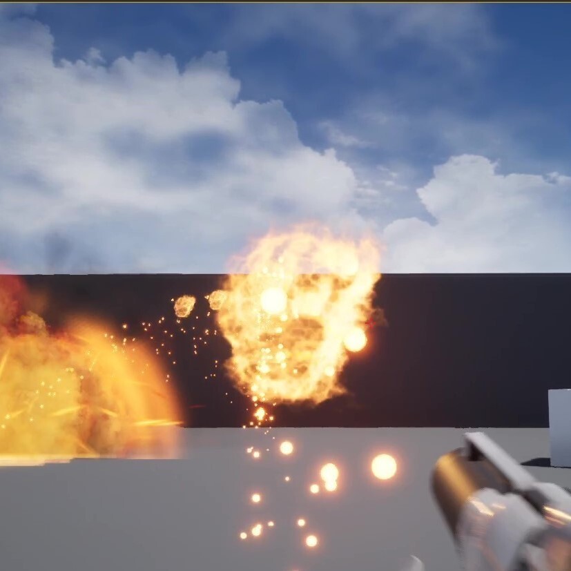ArtStation - Projectile Fire - Weapon Fireball Trigger - Unreal Engine