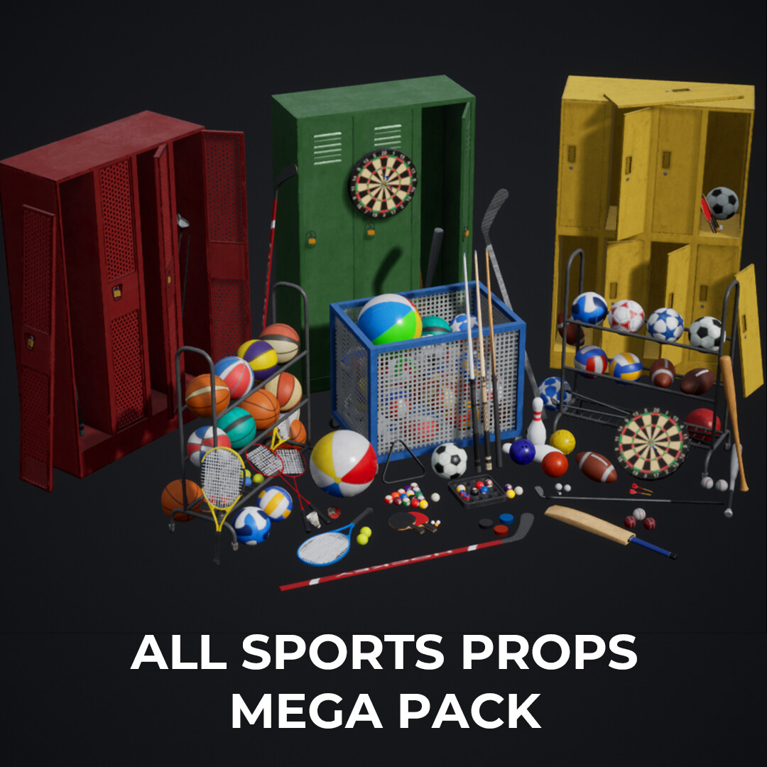 ArtStation - ALL SPORTS PROPS MEGA PACK - Unreal Engine Marketplace
