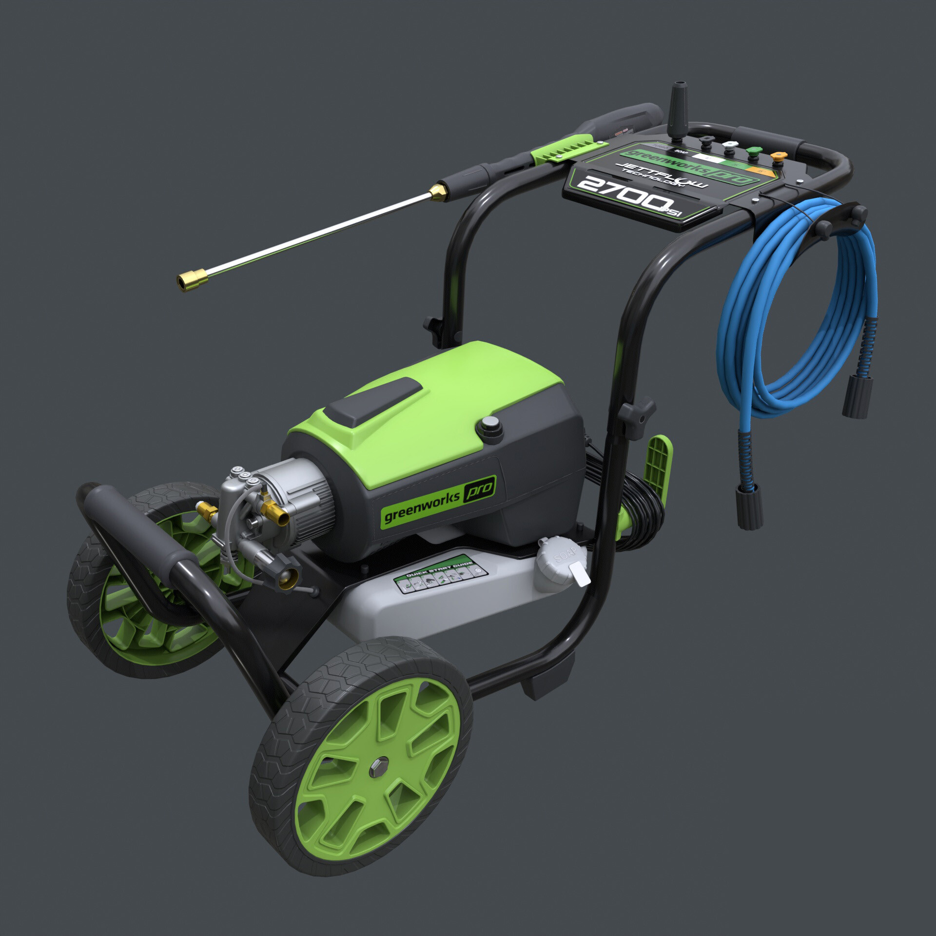 Hey Snappy Video Games - Greenwork Pressure Washer