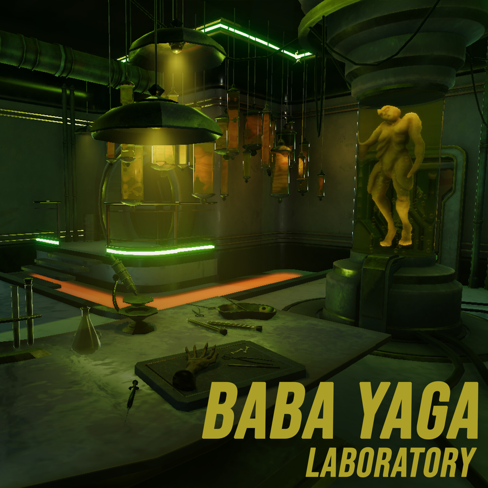 ArtStation - Baba Yaga's laboratory