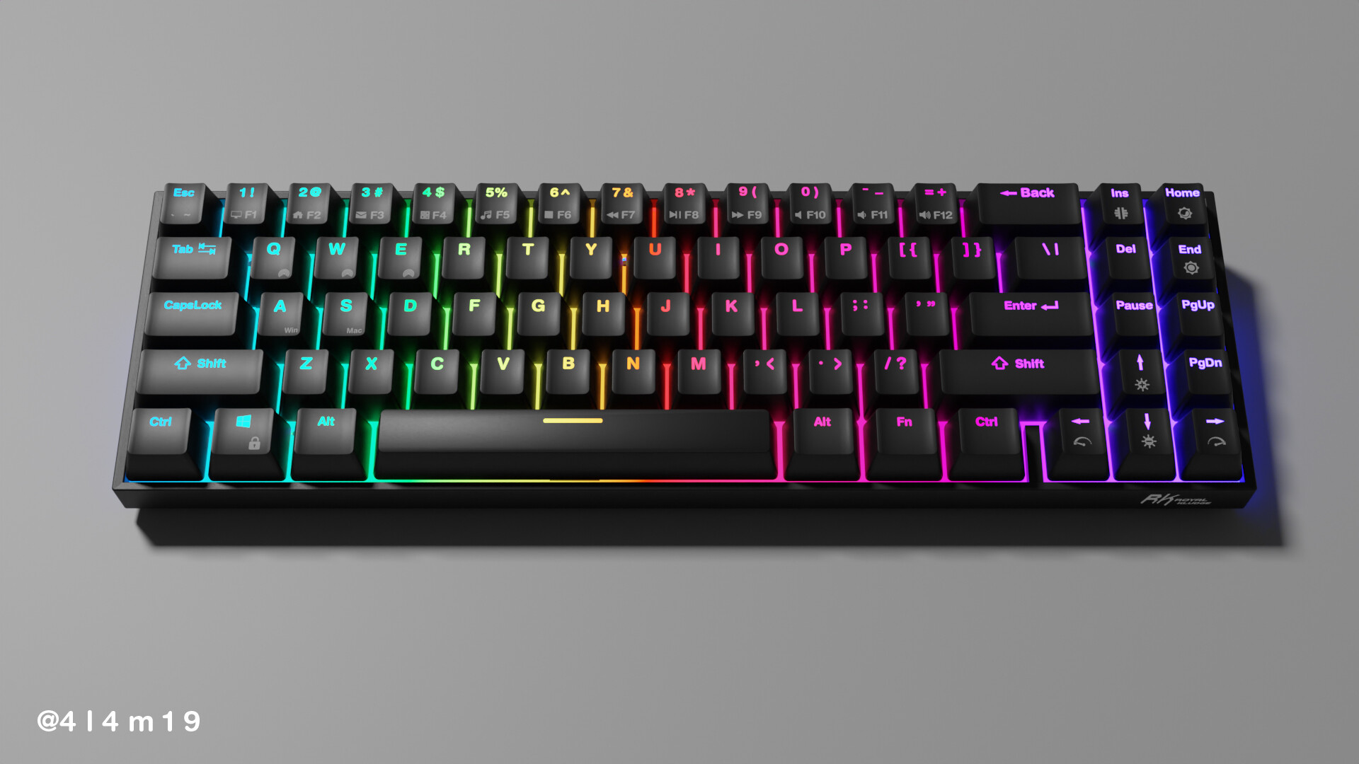 ArtStation - Royal Kludge RK 71 V2 Keyboard
