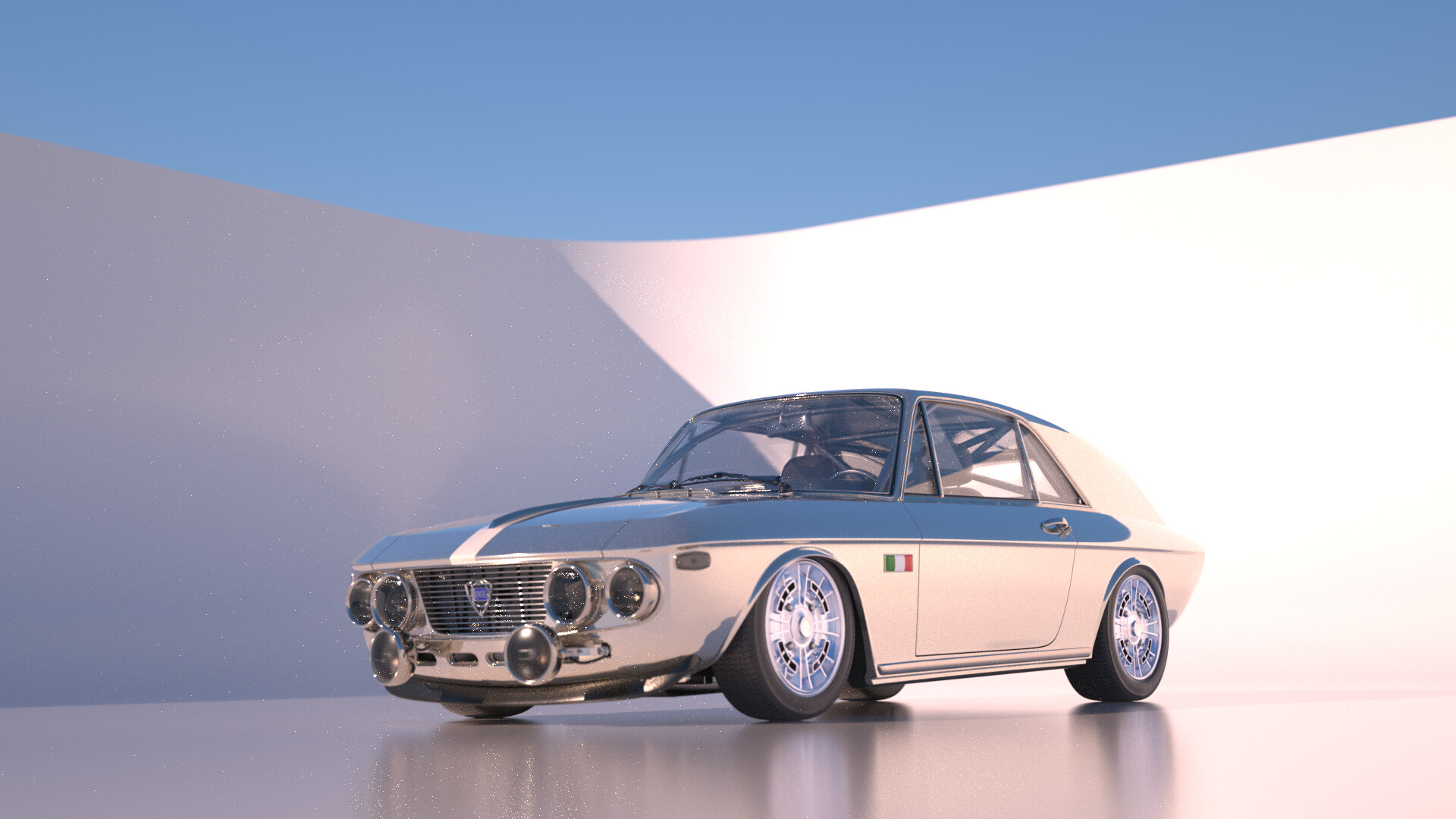 ArtStation - Lancia Fulvia Shooting Brake