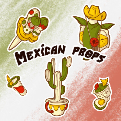 ArtStation - Mexican props set