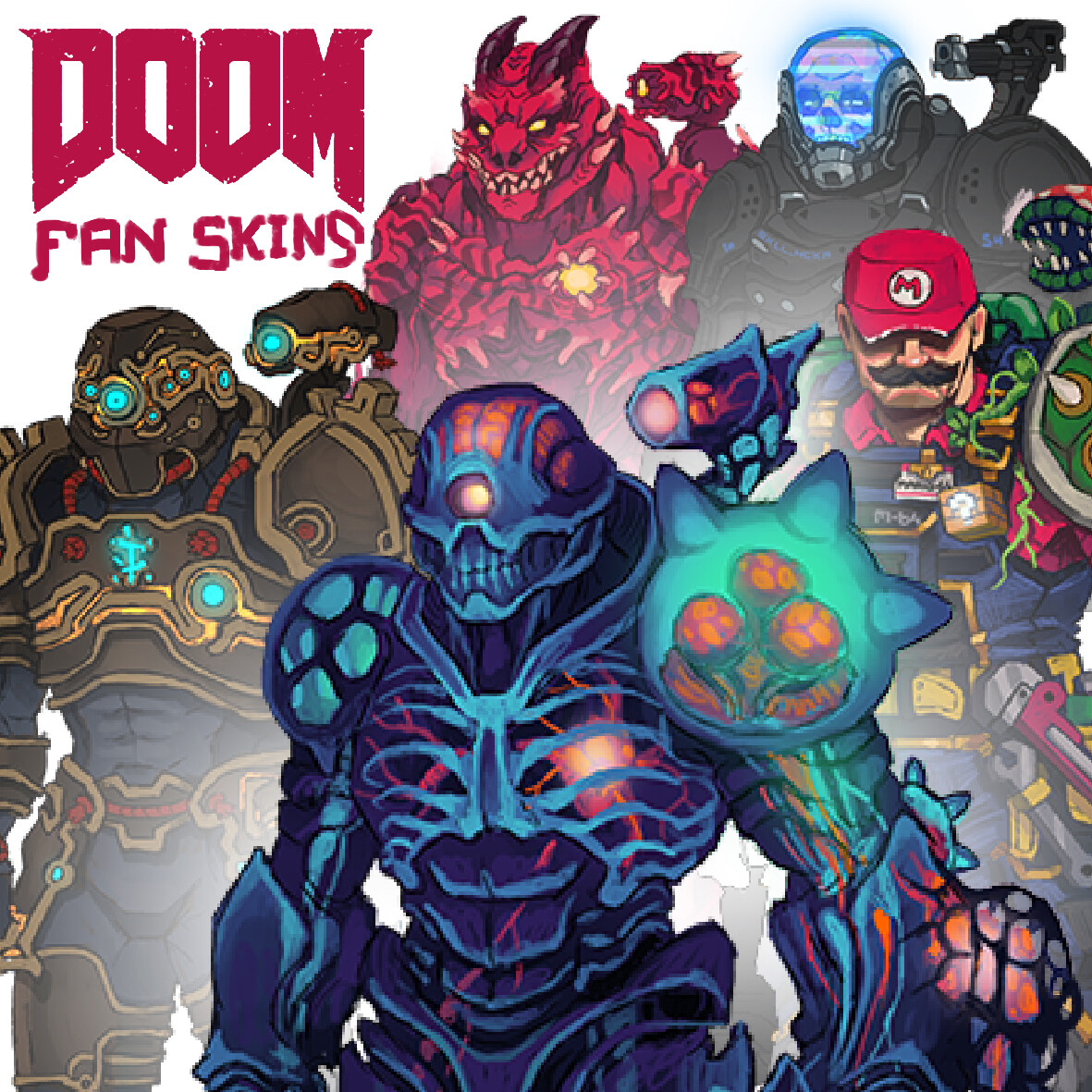 ArtStation - Thematic DOOM ETERNAL Commisions