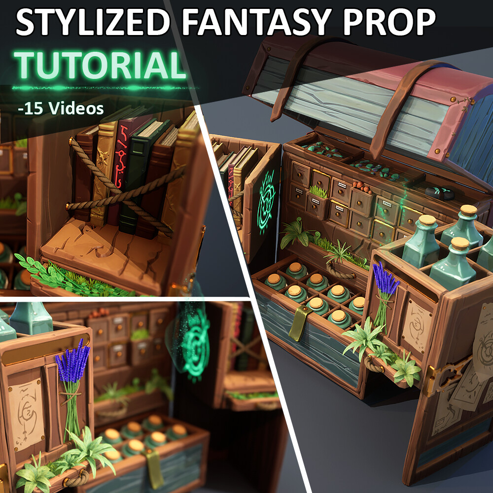 ArtStation - Stylized Fantasy Prop Tutorial
