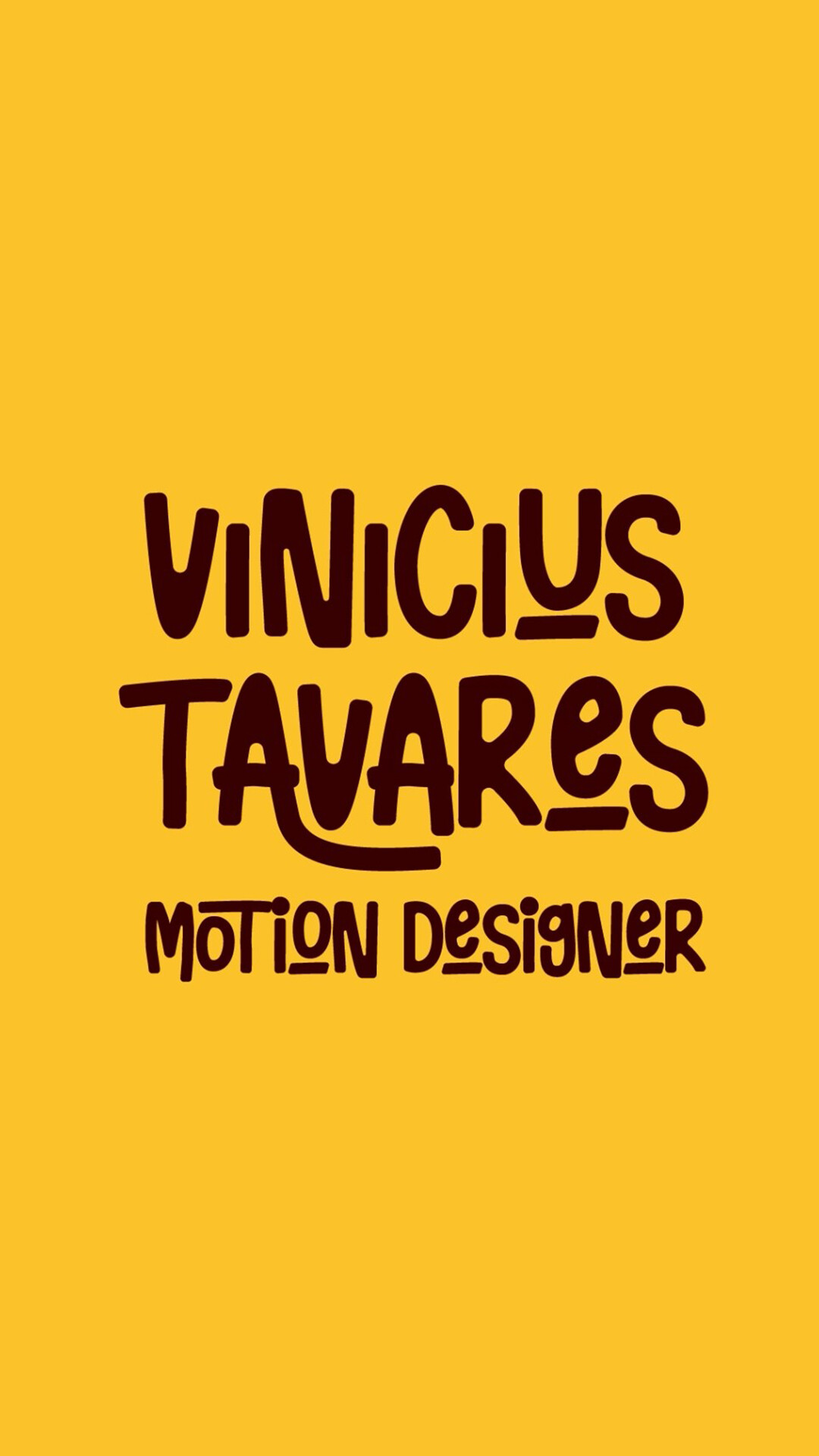 Vinicius Tavares - DEMO REEL