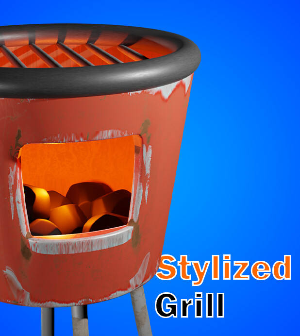 ArtStation - Stylized Grill