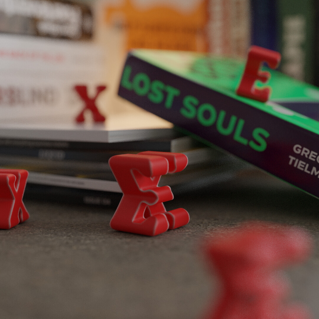 ArtStation - 3D Merged Letters