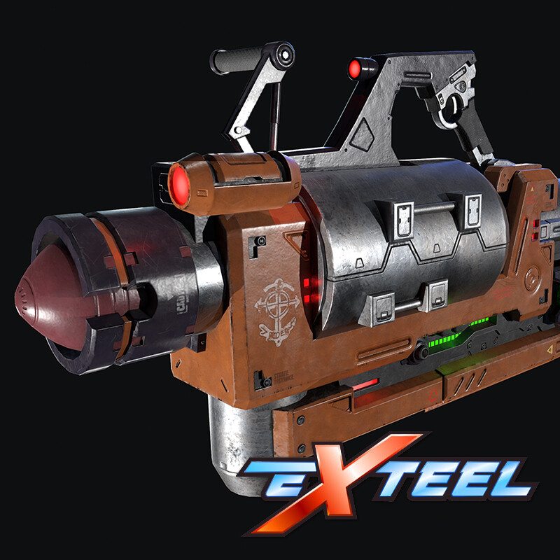 ArtStation - Exteel Rocket Launcher