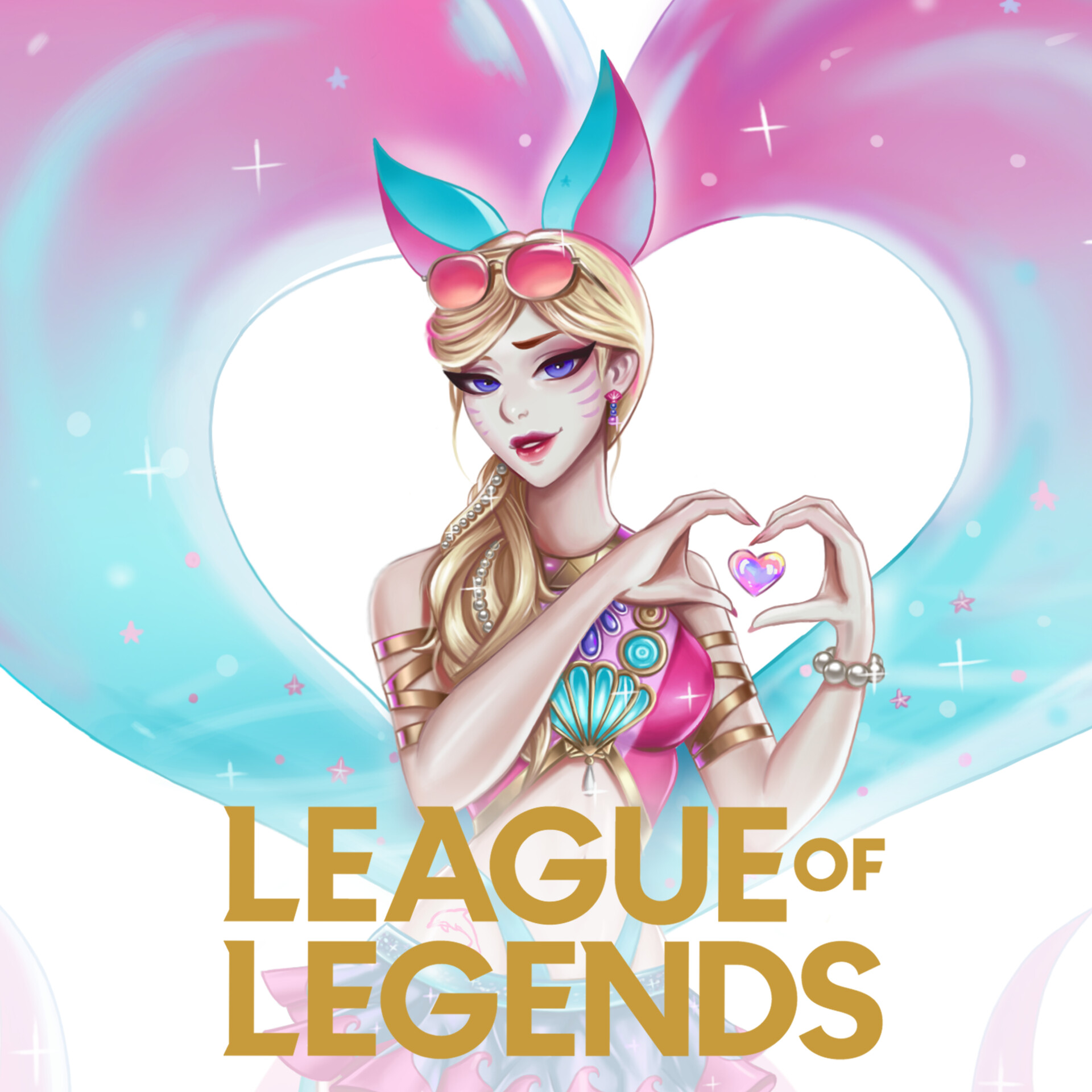 ArtStation - Ocean Song Ahri - Fan Concept