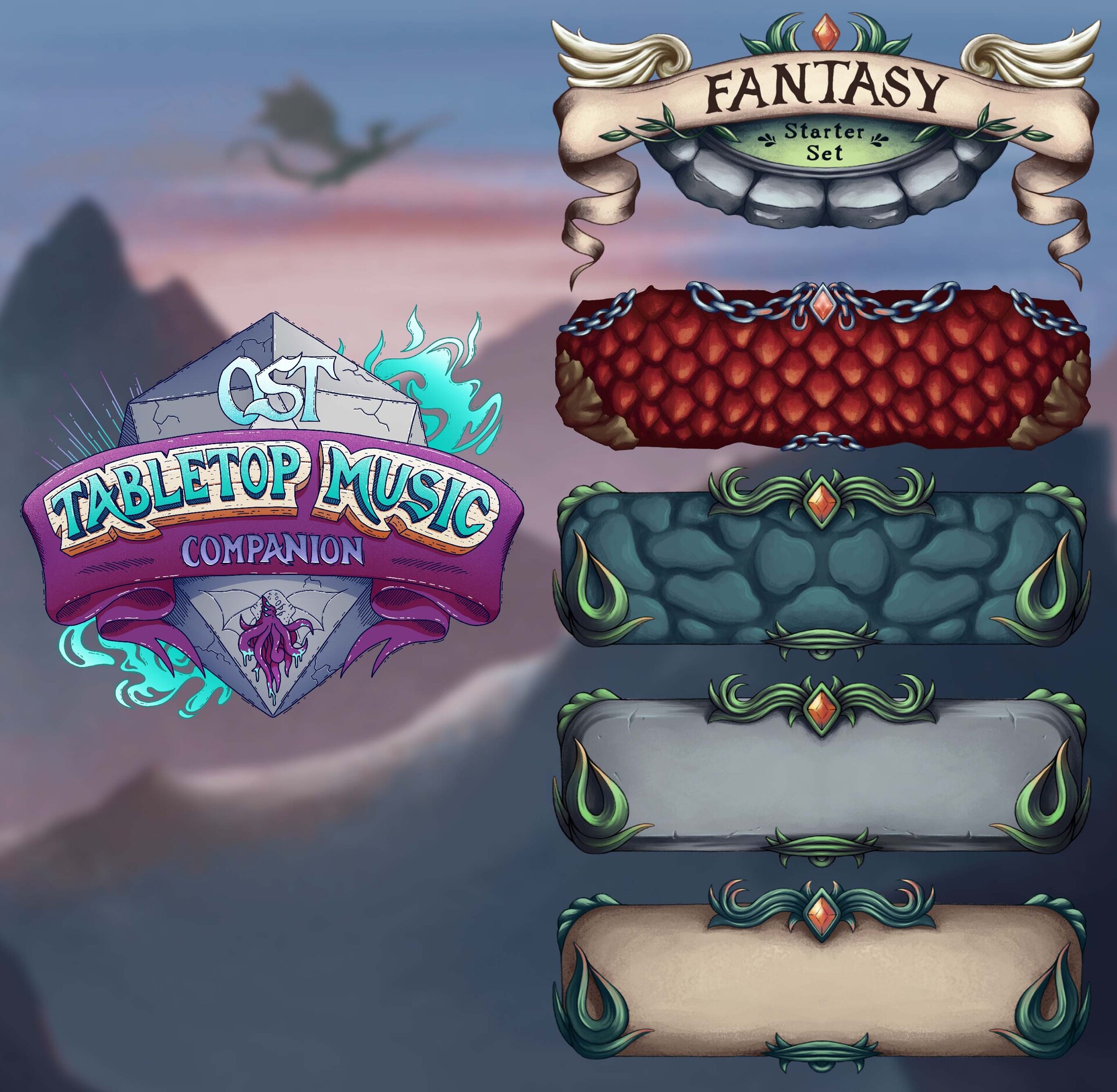 ArtStation - UI Design | OST Tabletop Music Companion