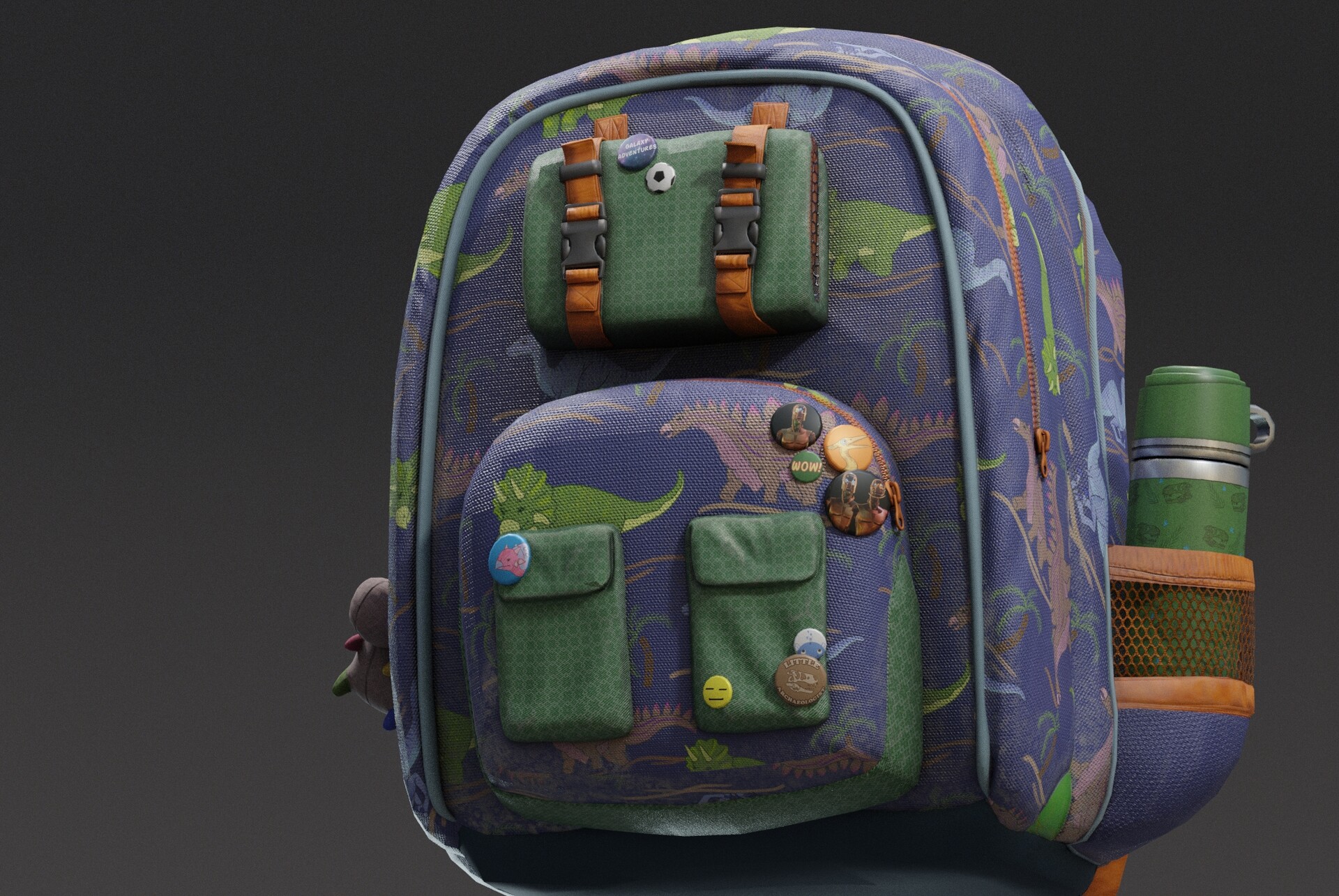 ArtStation - Dino Backpack