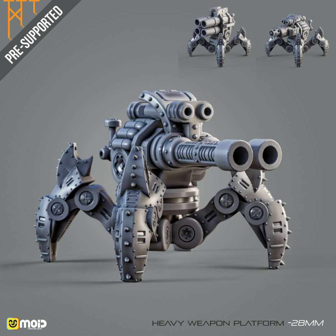 ArtStation - heavy weapon platform