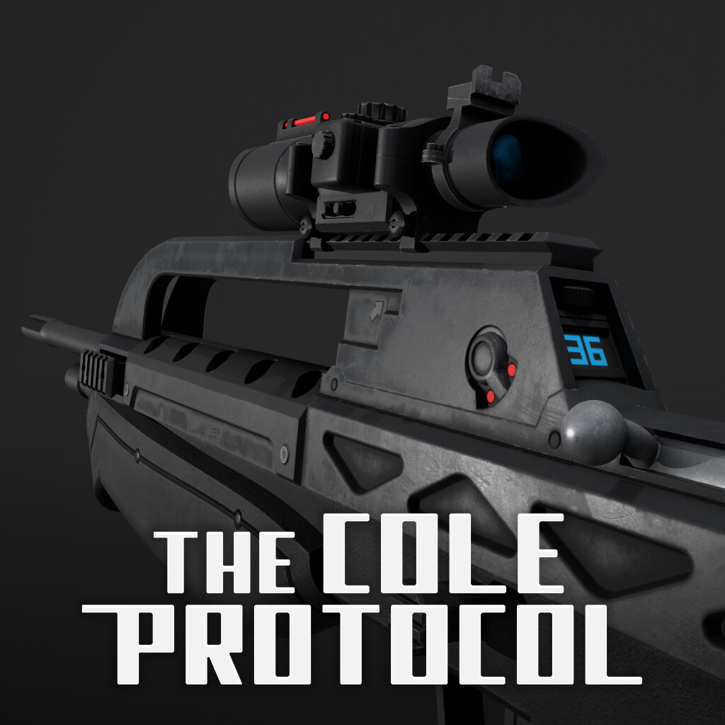 ArtStation - Materials - BR55HB Battle Rifle