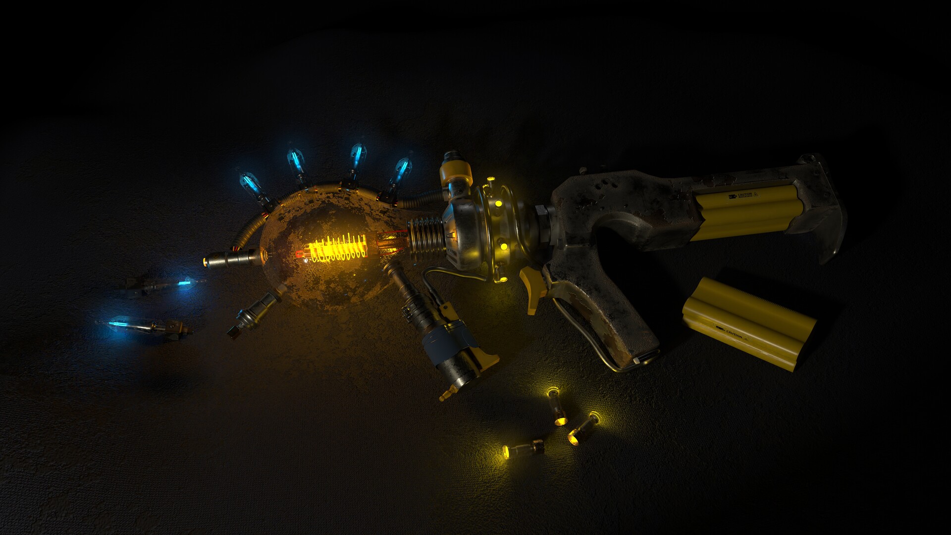 ArtStation - Electric Gun