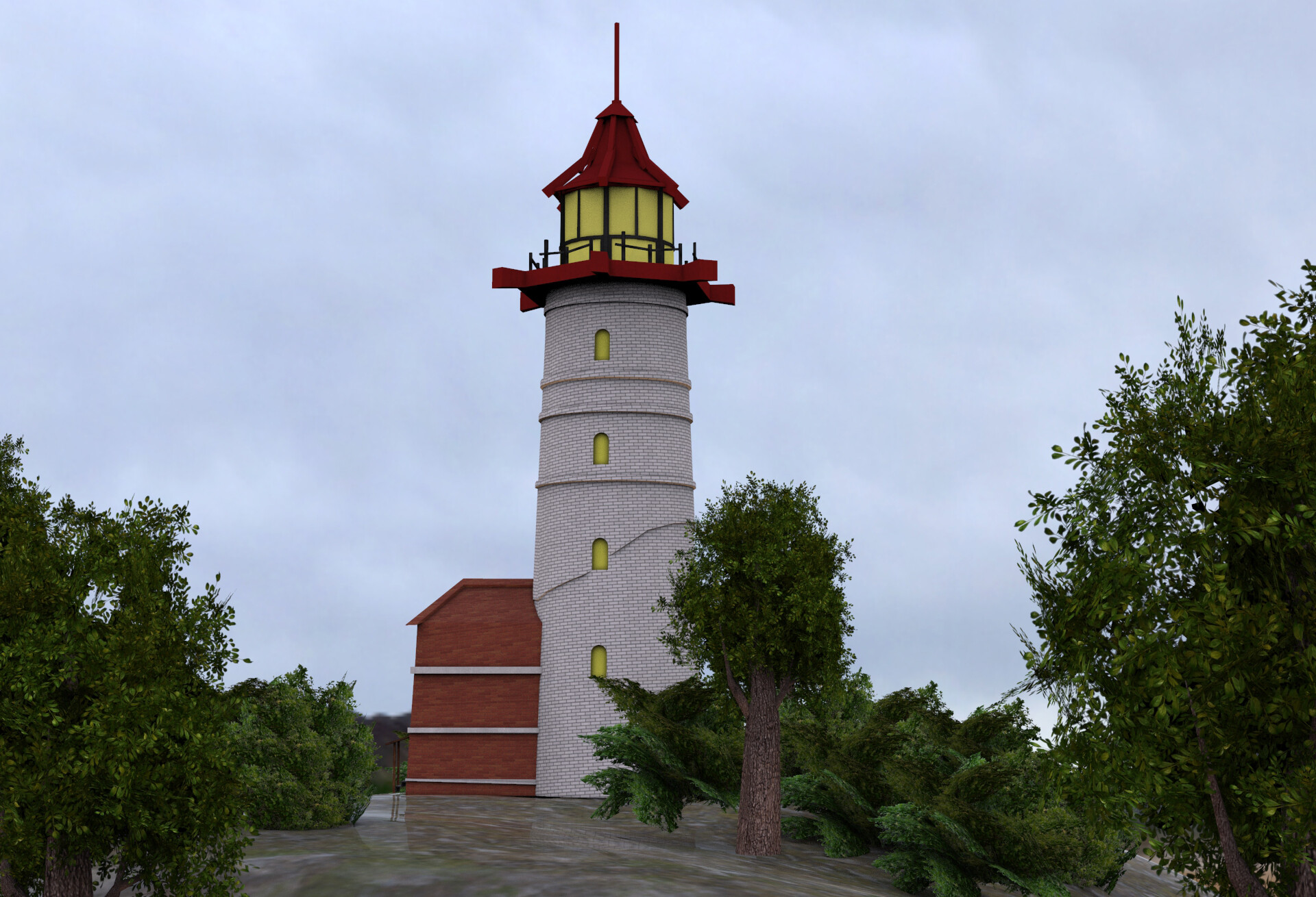 ArtStation - lighthouse gaming environment