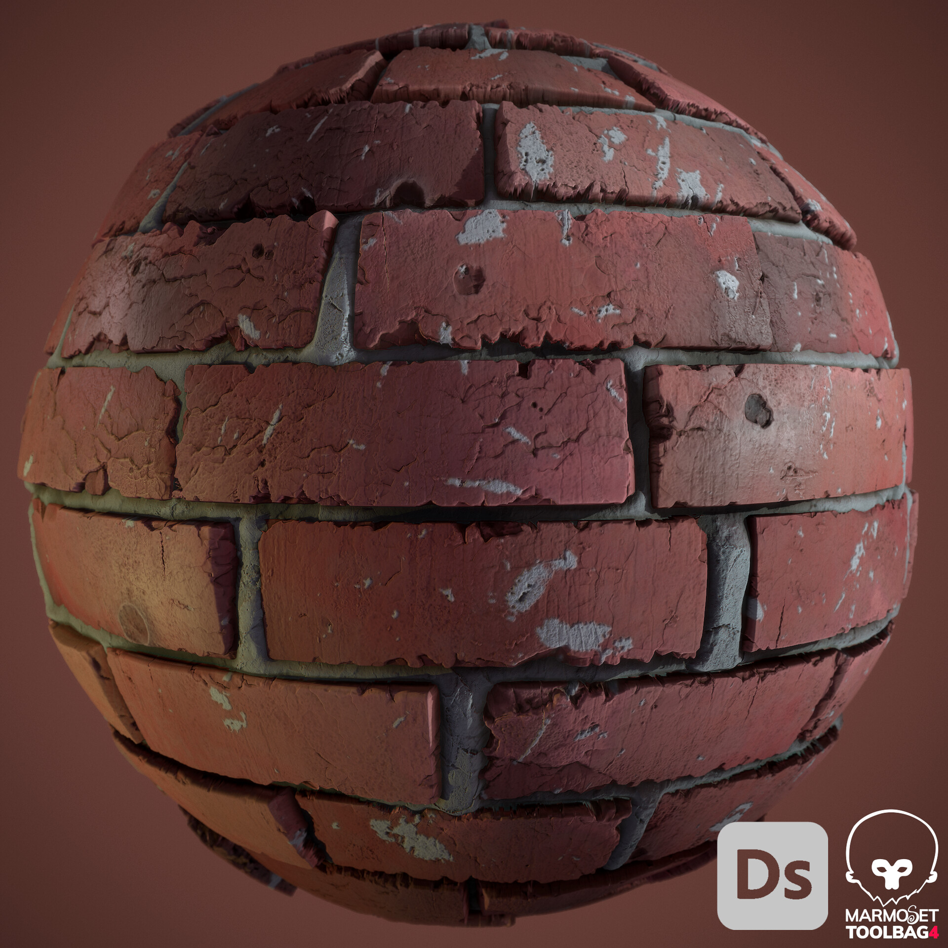 ArtStation - PBR Procedural Brick Texture - Substance Designer