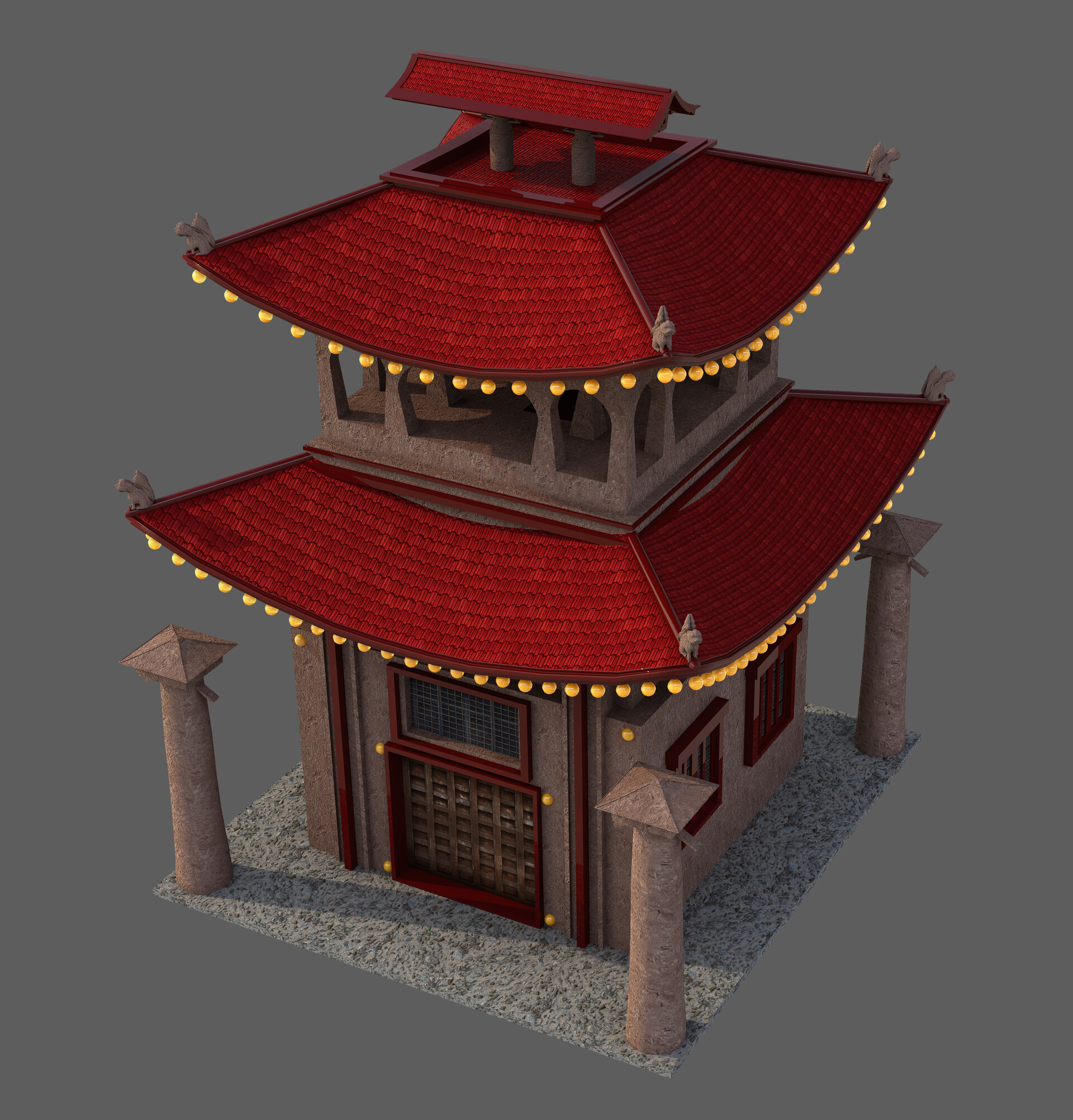 ArtStation - 3D Art Work temple