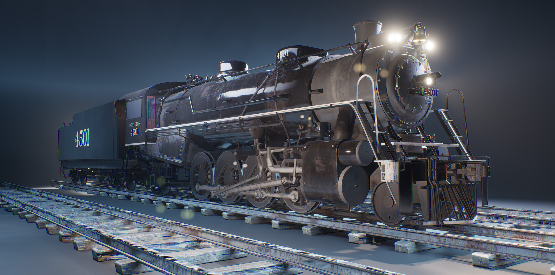 ArtStation - Southern Railways Locomotive No. 4501
