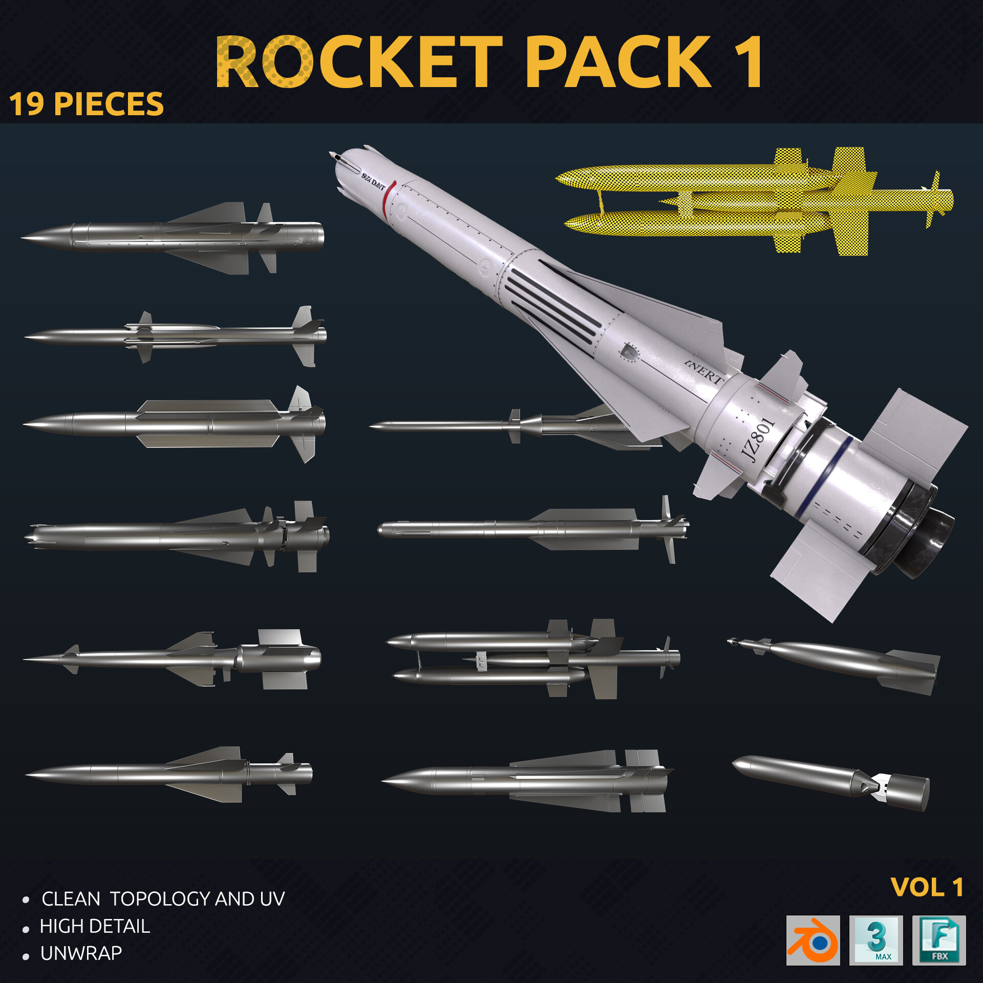 ArtStation - rocket pack - VOL 01