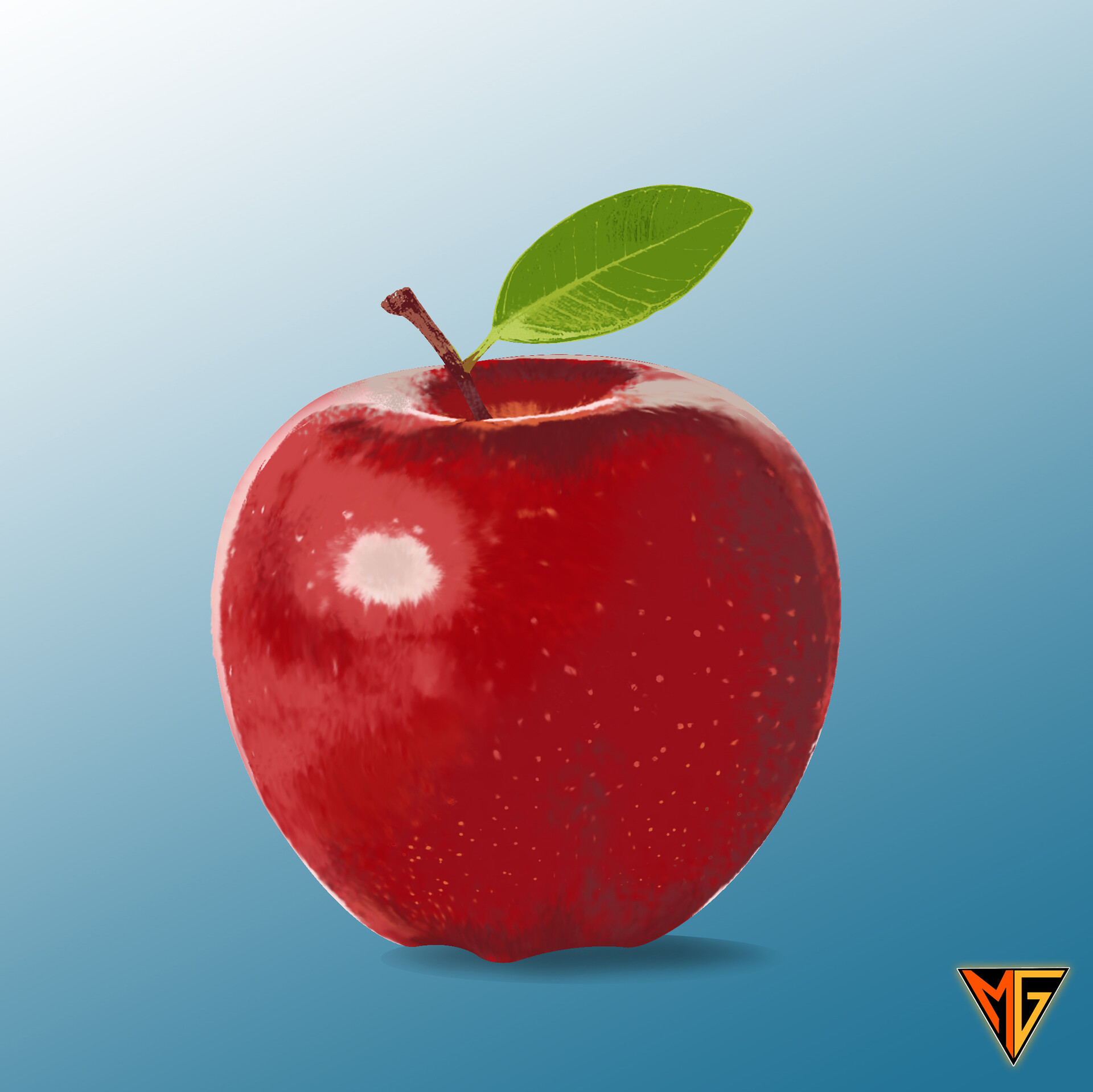 ArtStation - Digital Painting - Apple