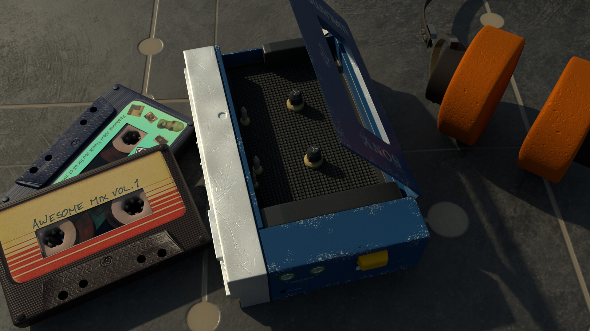 ArtStation - Retro Walkman