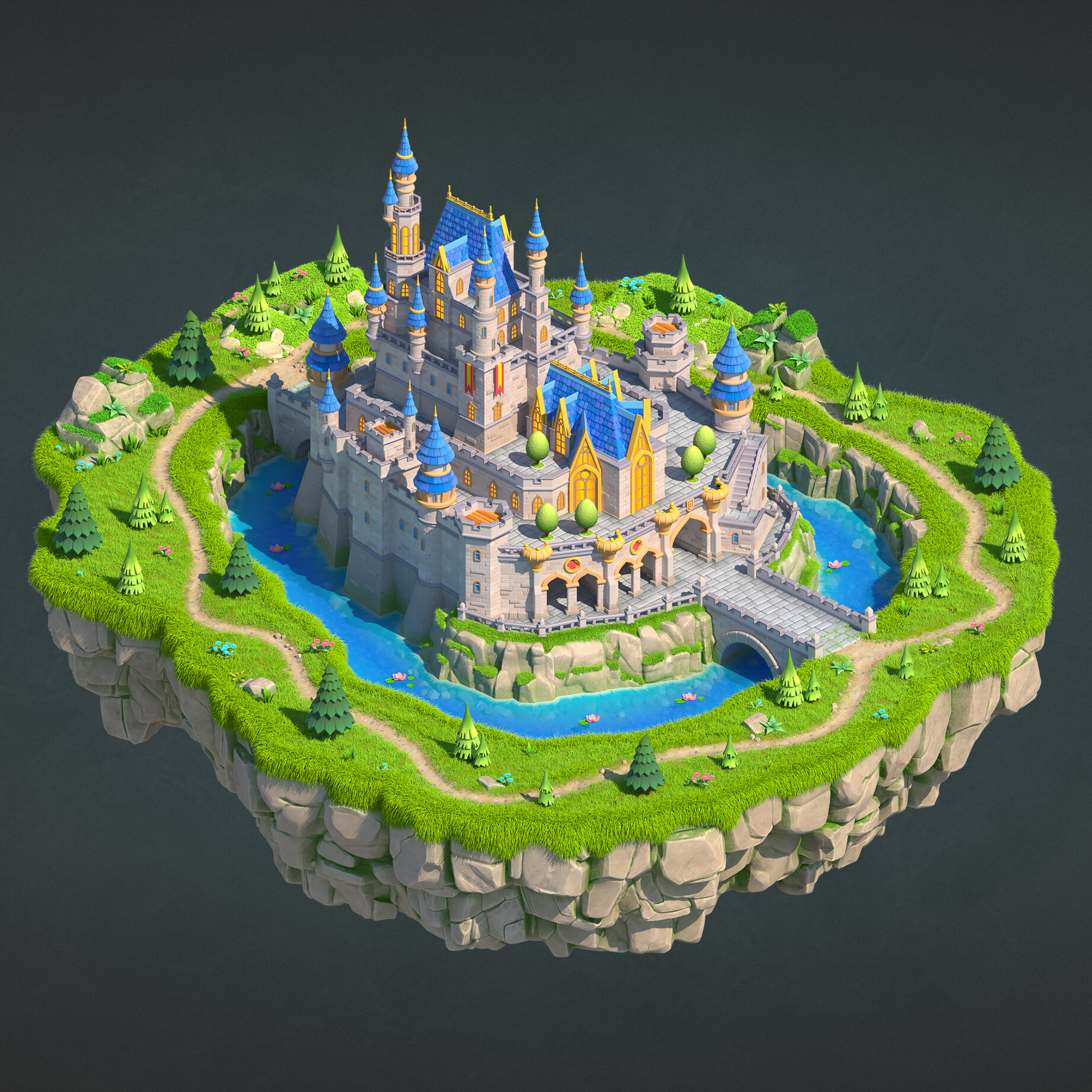 ArtStation - Fairytale castle