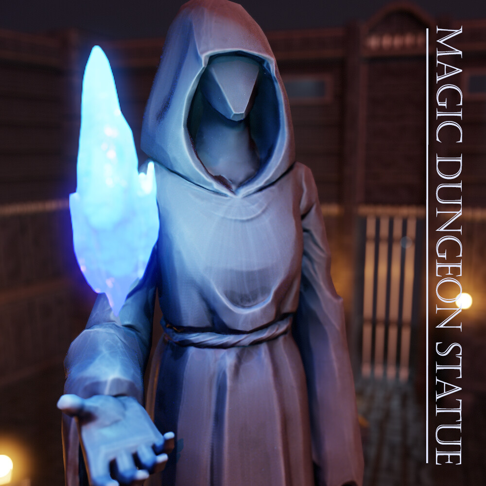 ArtStation - Magic Dungeon Statue