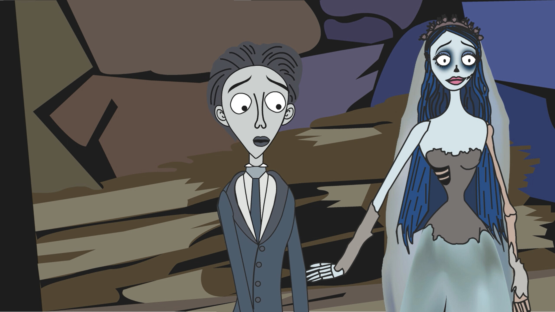 ArtStation - "Corpse Bride" 2D animation