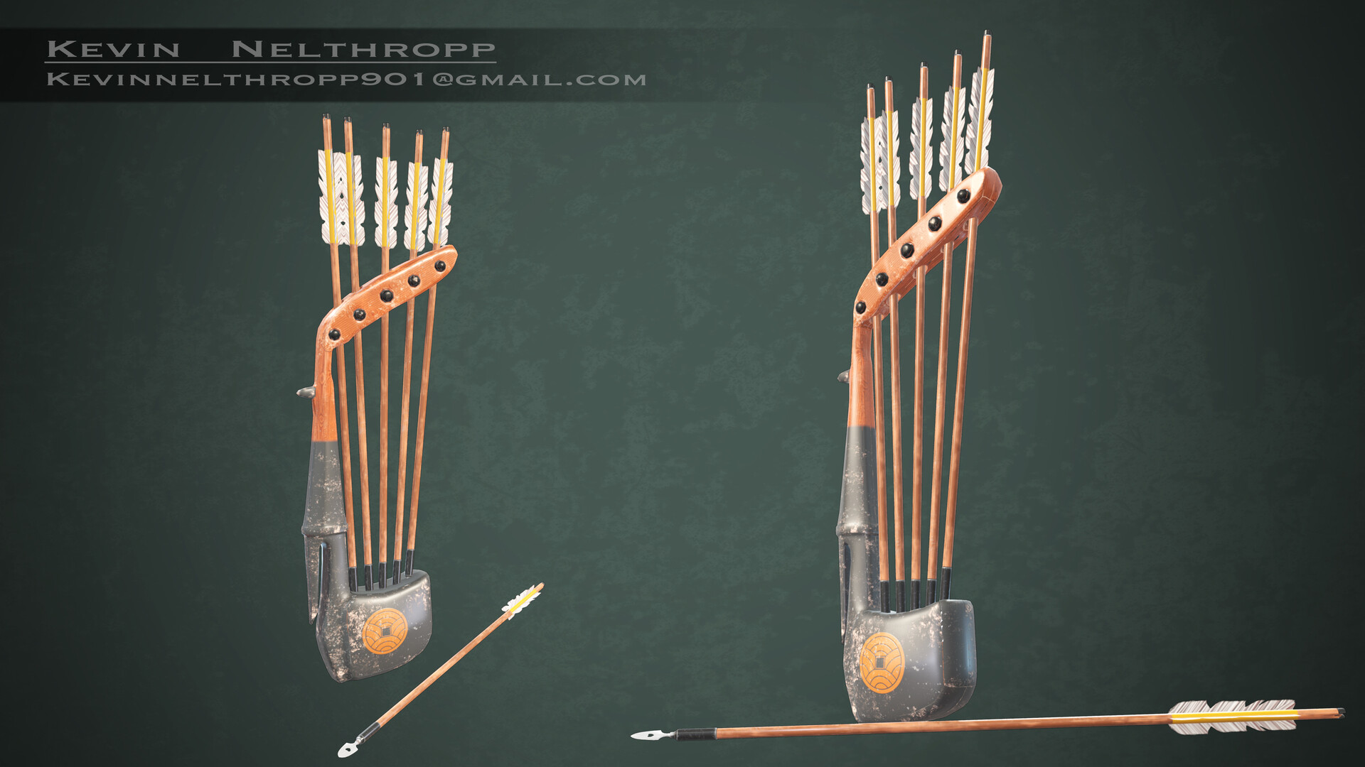 ArtStation - Traditional Japanese Quiver_Final