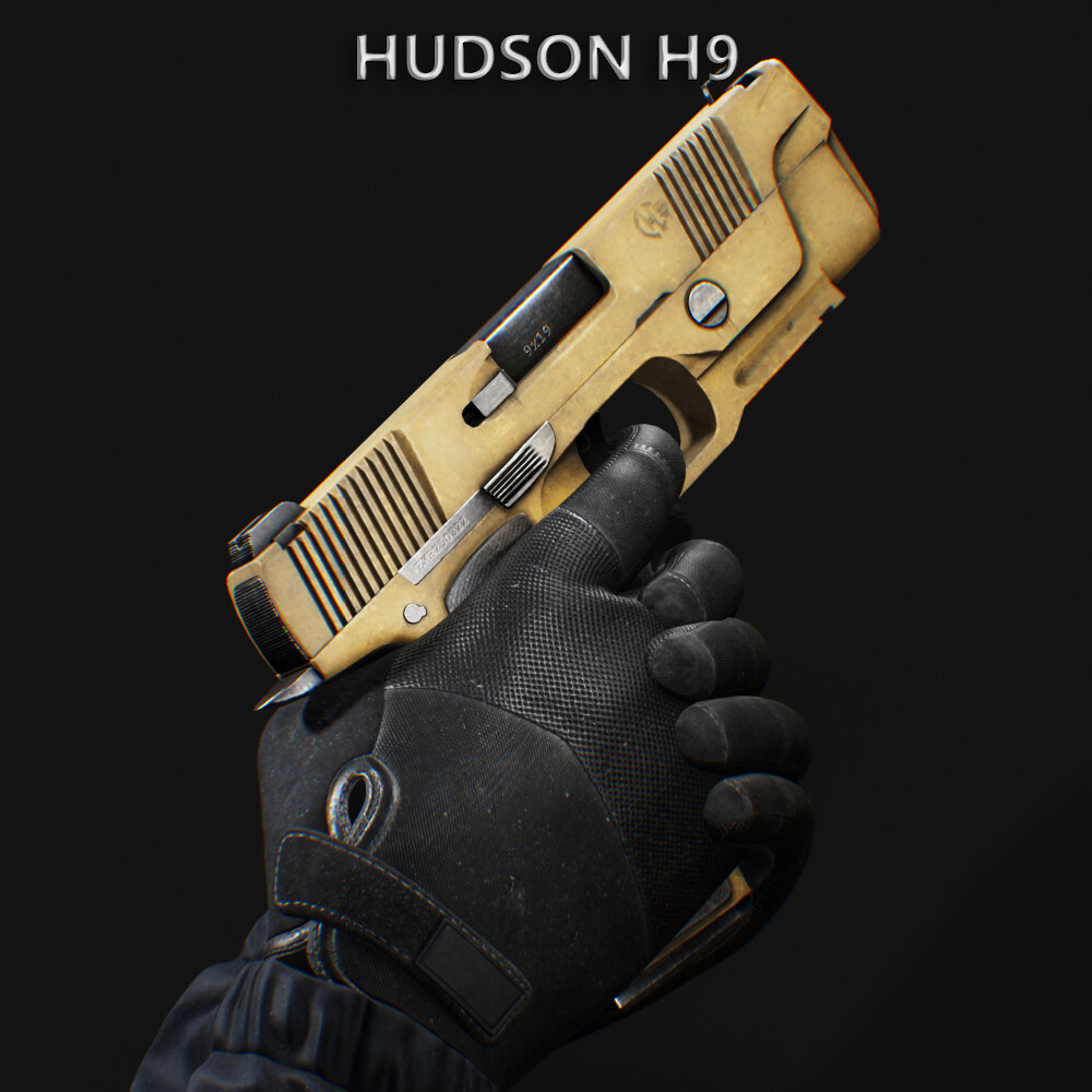 ArtStation - Hudson H9 Pistol