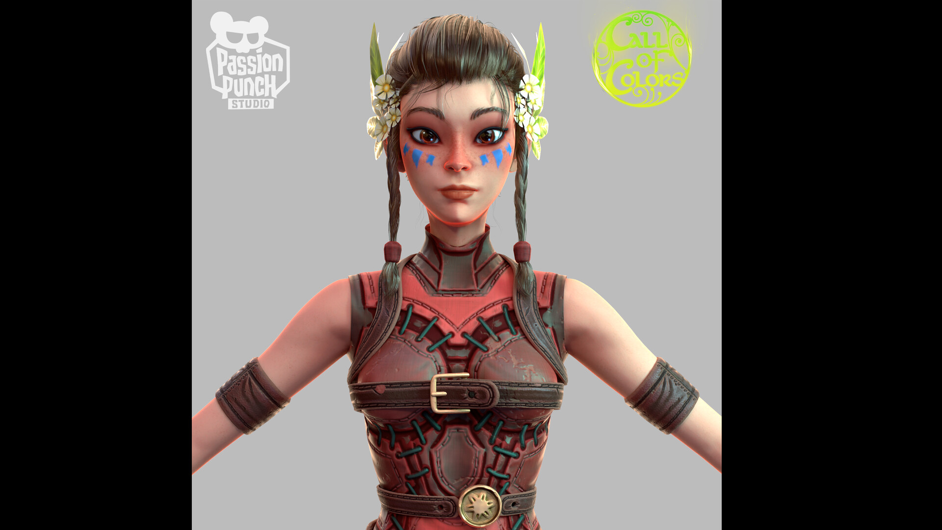ArtStation - Iskra from Call of Colors (GameReady)