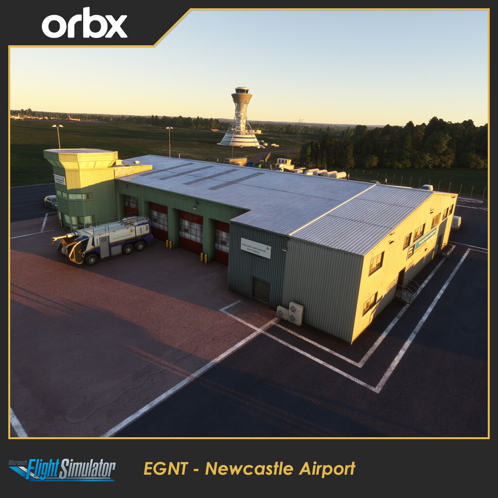 ArtStation - EGNT Airport Scenery for Microsoft Flight Simulator 2020 ...