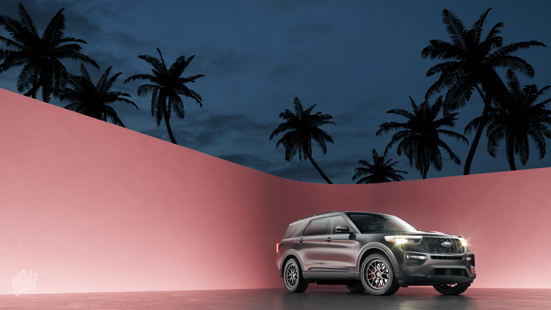 ArtStation - Ford Explorer ST