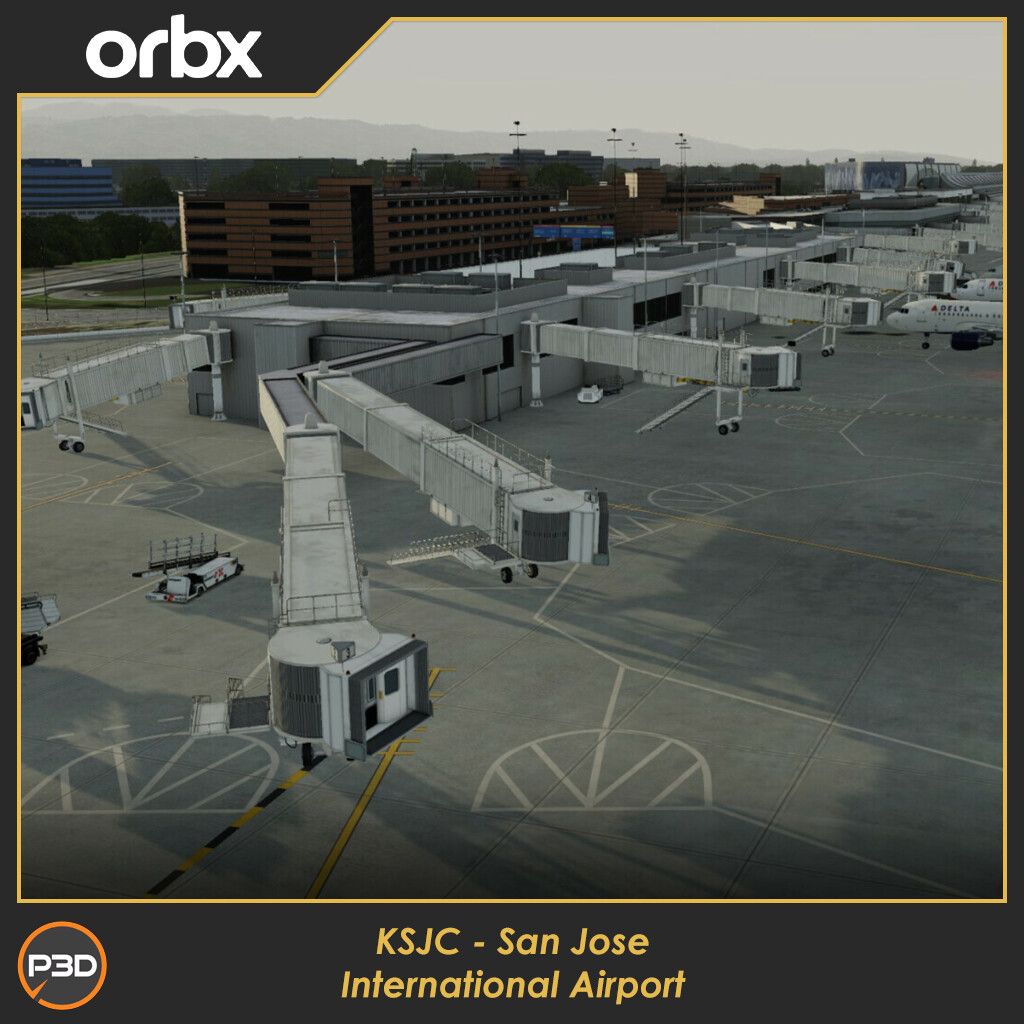 ArtStation - KSJC Airport Scenery for Prepar3D