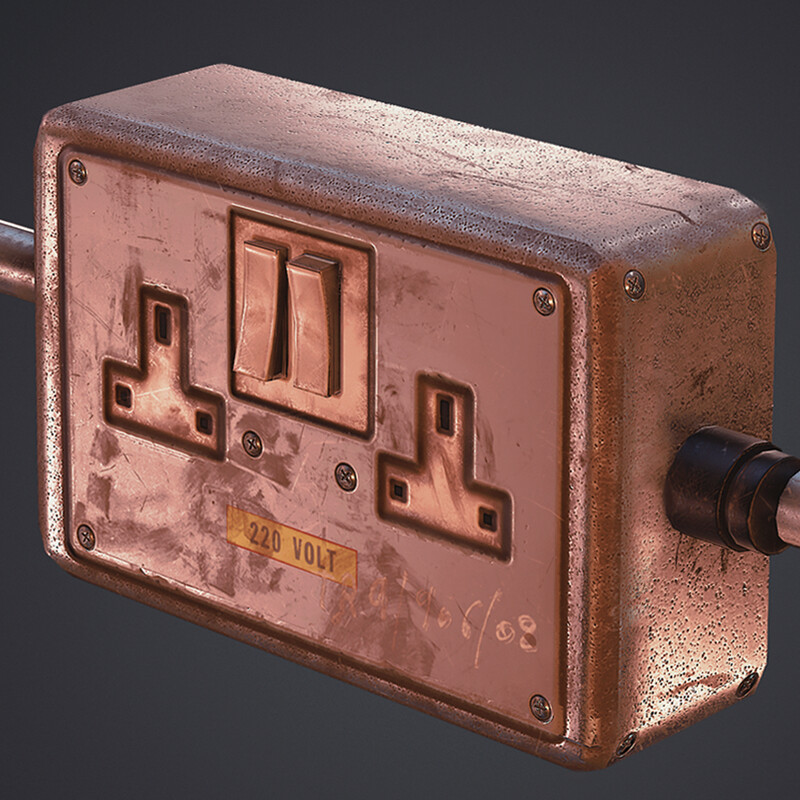 ArtStation - Vintage Electrical Set