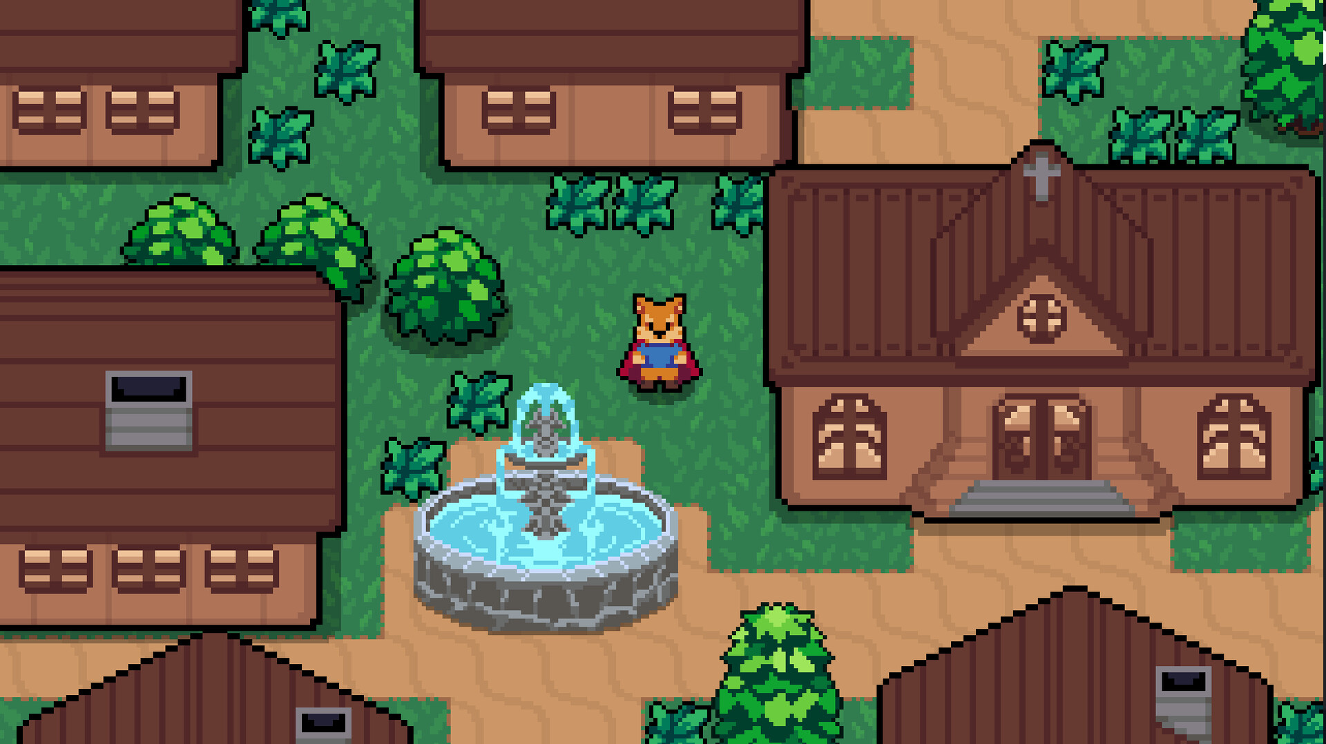 ArtStation - Animated Pixel Art Fountain