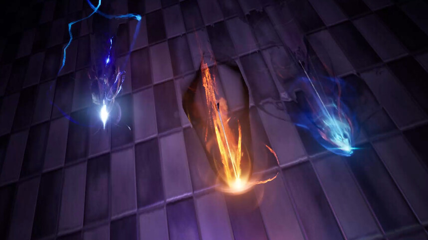 ArtStation - Lightning, Flame, Soul Arrow VFX Sketch