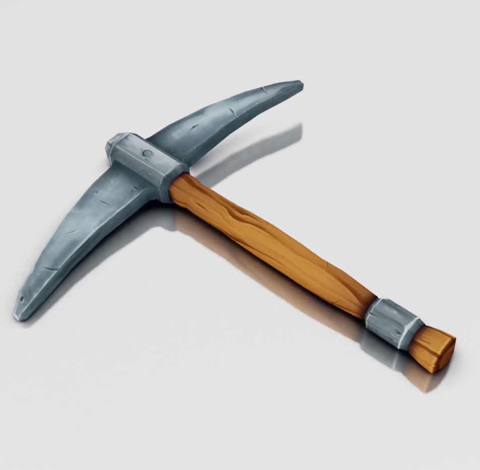 ArtStation - Pickaxe Game Asset Prop