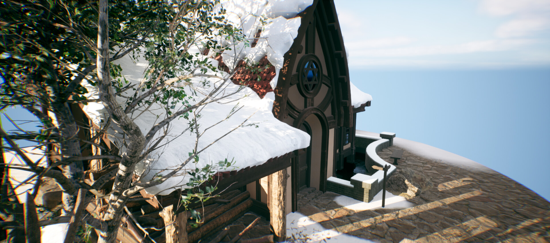 ArtStation - Medieval Snow House