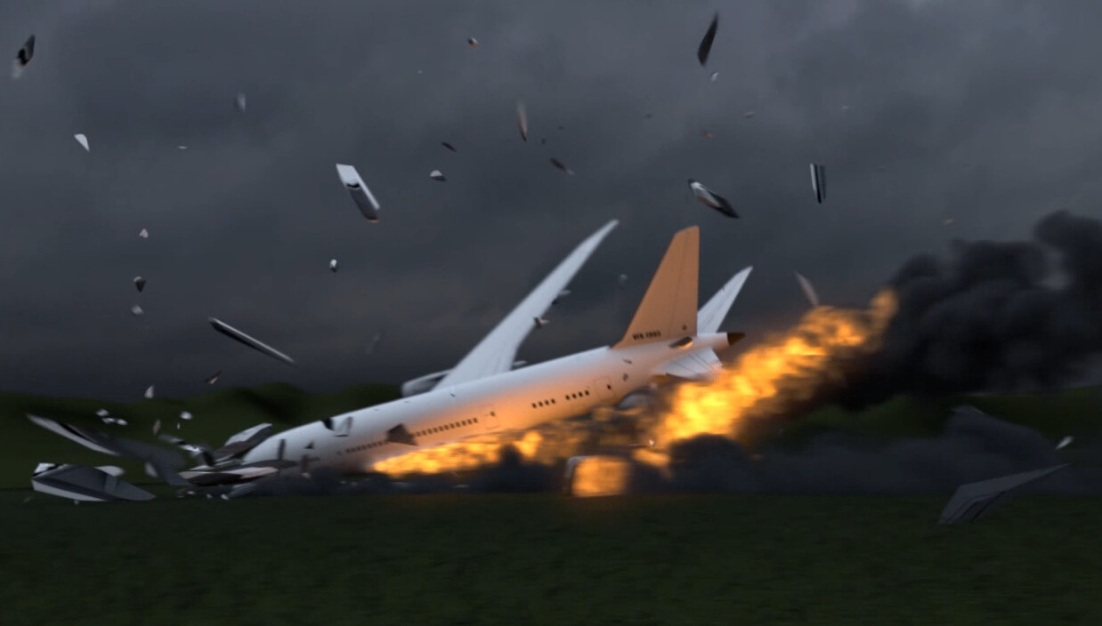 ArtStation - Airplane Crash