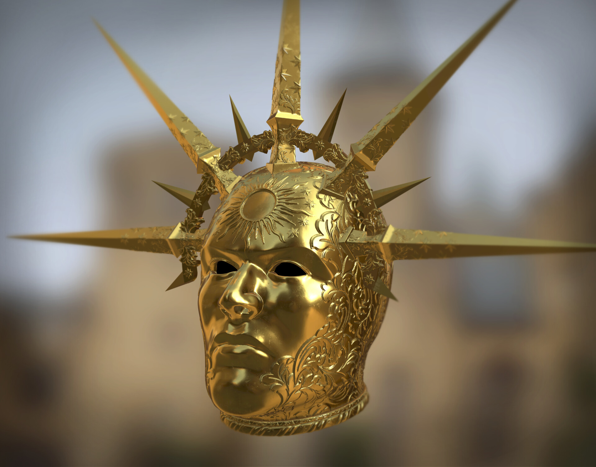 ArtStation - Balthasar Gelt's Mask (Warhammer)