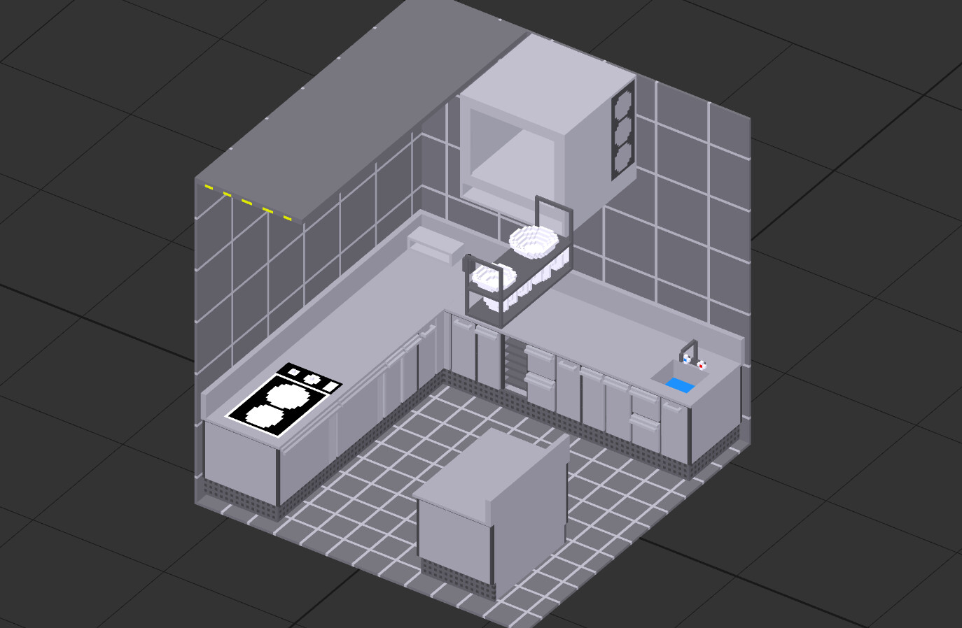 ArtStation - Voxel Kitchen